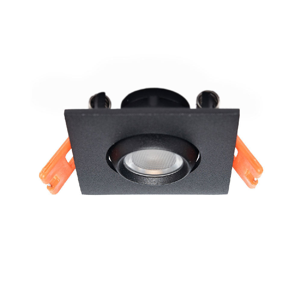 EMPOTRABLE SOUL NEGRO, 3W, LUZ CÁLIDA, 234 lm, NO ATENUABLE