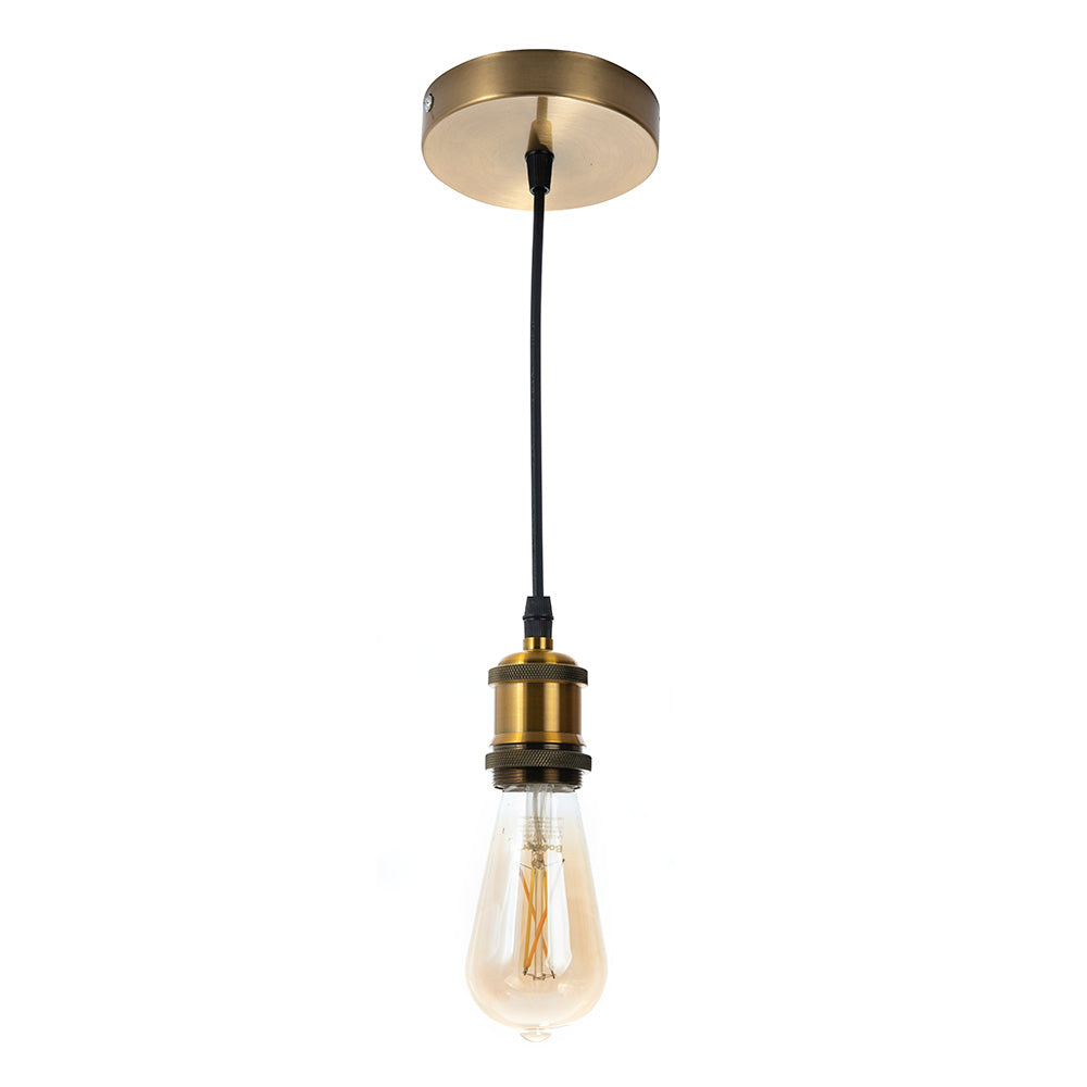 SOCKET COLGANTE DECORATIVO COPPER ARIA PARA FOCO E27 DE 15W