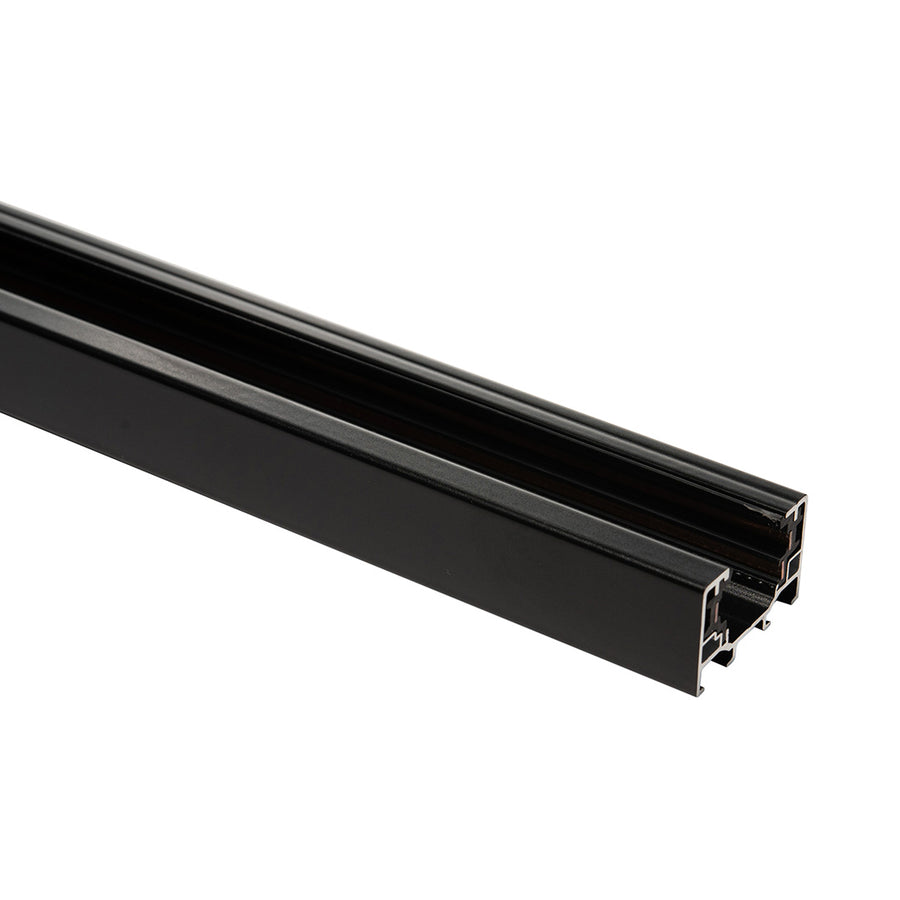 RIEL ELÉCTRICO NEGRO HS3 DE 2 METROS PARA SOBREMONTAJE